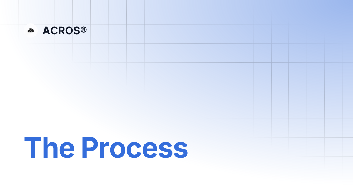 The Process | ACROS®